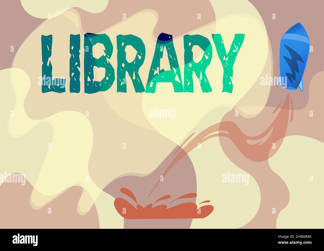 Conceptual display Library. Business idea Building room containing ...