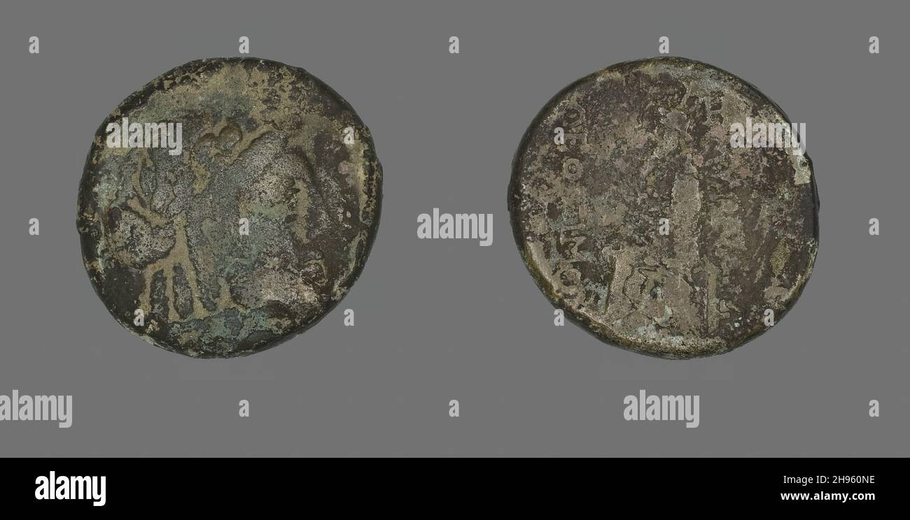 Coin Depicting the God Apollo, 2nd century BCE Stock Photo - Alamy