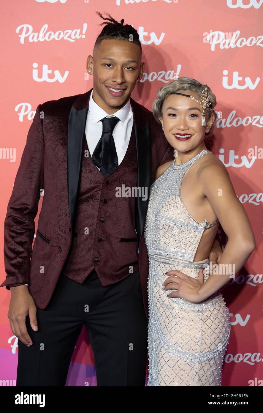 LONDON, ENGLAND - NOVEMBER 23: Kye Whyte and Tippy Packard attend ITV ...