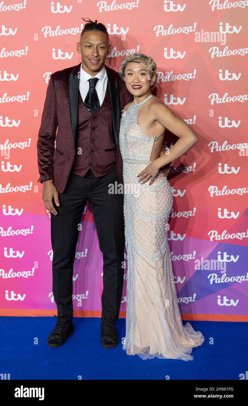 LONDON, ENGLAND - NOVEMBER 23: Kye Whyte and Tippy Packard attend ITV ...