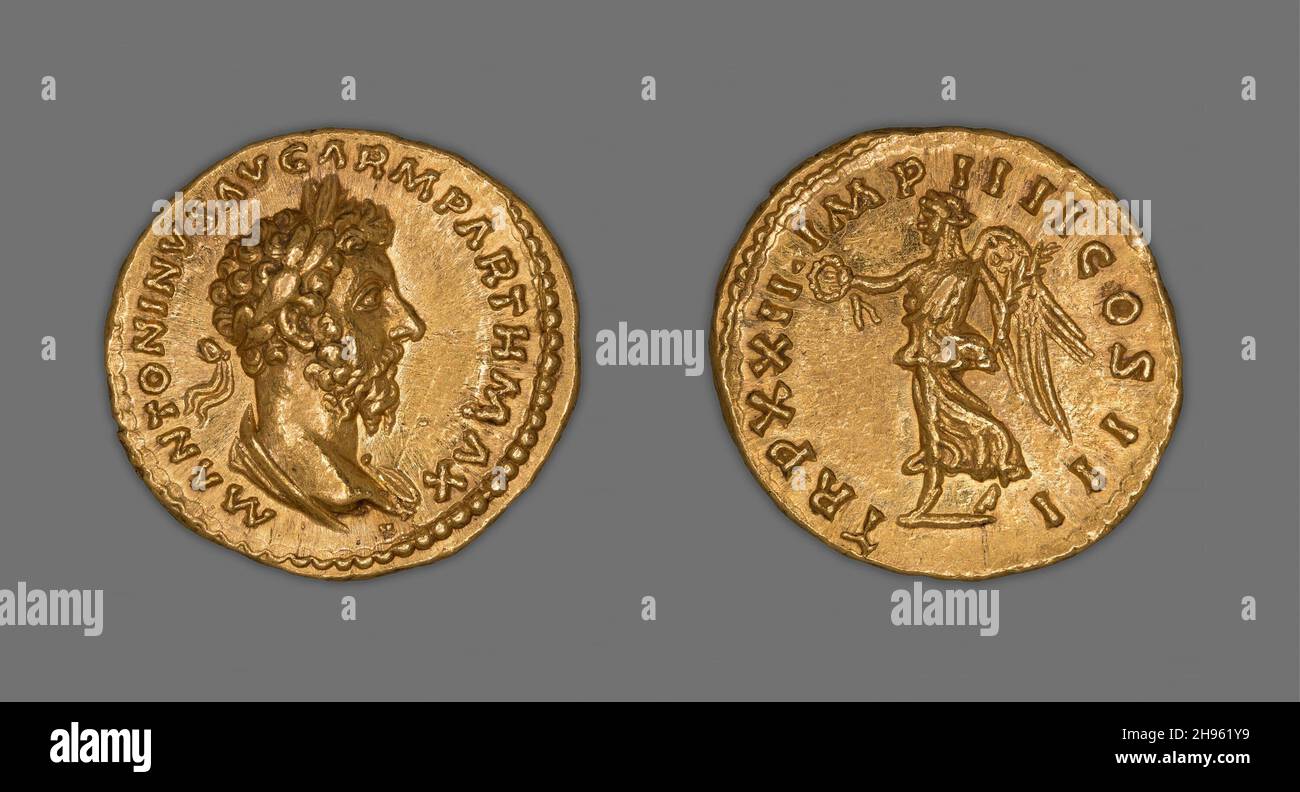 Aureus (Coin) Portraying Emperor Marcus Aurelius, 167 (December)-168 ...