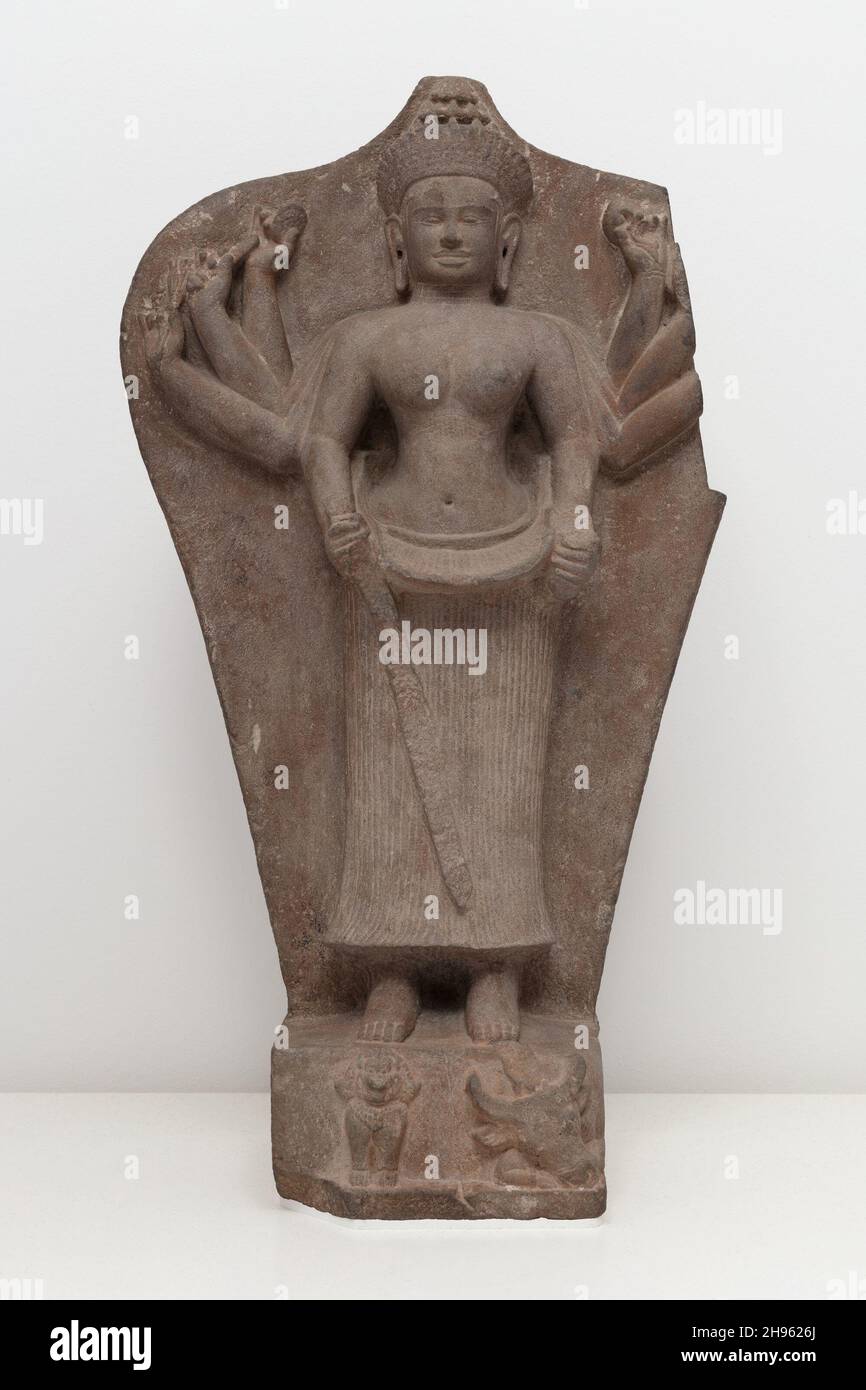 Goddess Durga Slaying the Buffalo Demon (Mahishasuramardini), Angkor ...