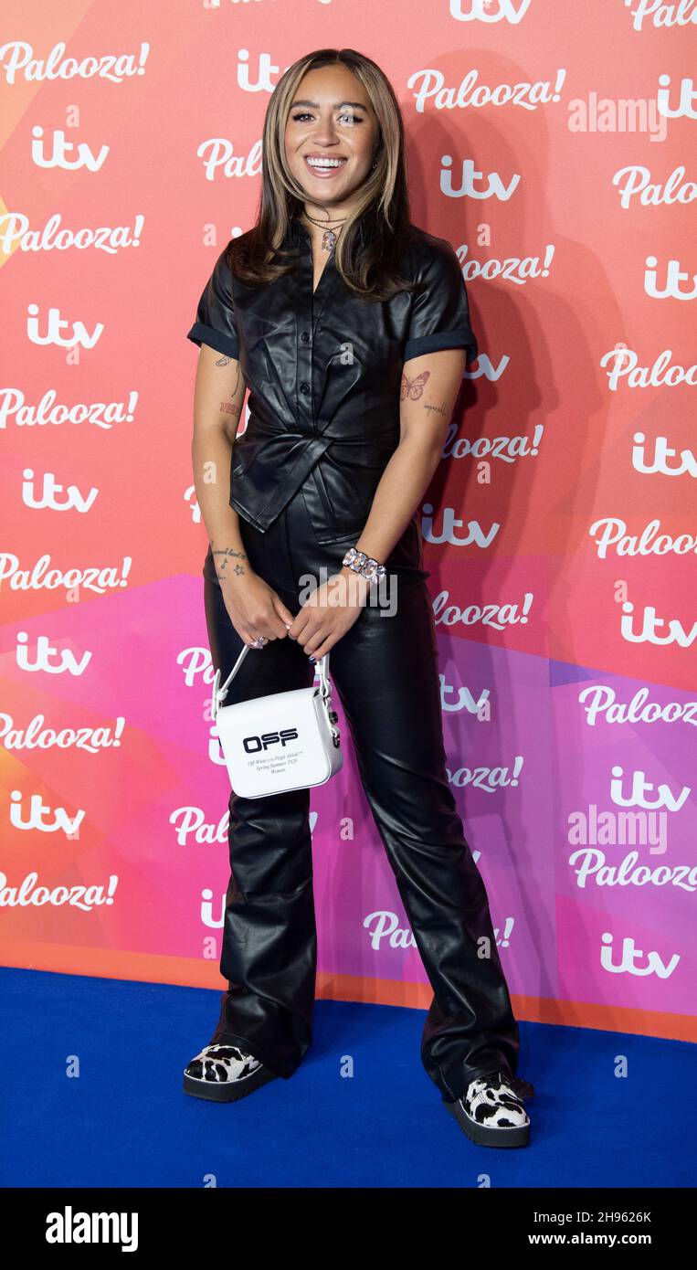 LONDON, ENGLAND - NOVEMBER 23: Chelcee Grimes attends ITV Palooza! 2021 ...