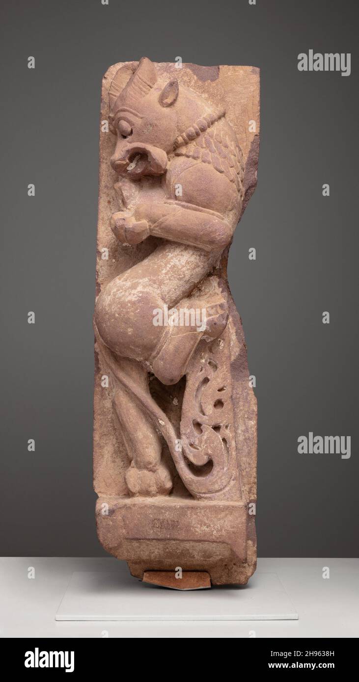 Rampant Mythical Lions (Vyala), 8th/9th century Stock Photo - Alamy