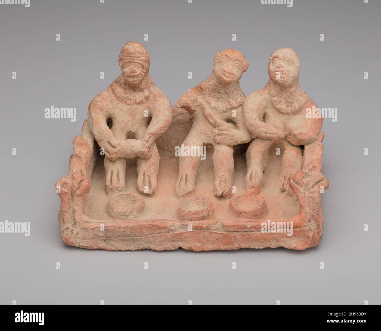 Votive Tank Shrine with Three Monkey Musicians, 1st/2nd century Stock ...