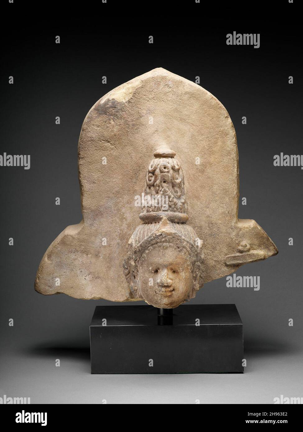 Head of a Female Deity, c. 9th/13th century Stock Photo - Alamy