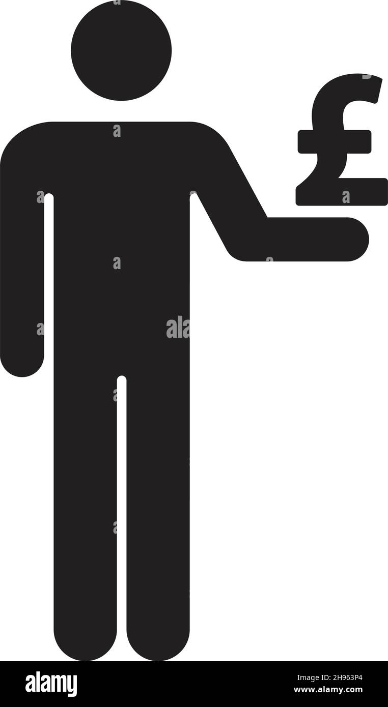 Digital pound icon vector Stock Vector Images - Alamy