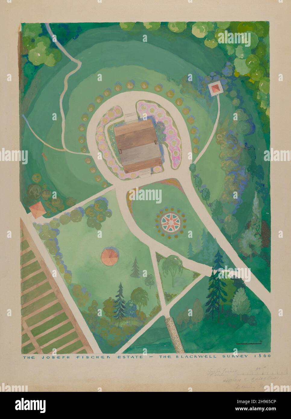 Joseph Fisher Estate, c. 1936. (Note: Joseph Fischer, spelling ...