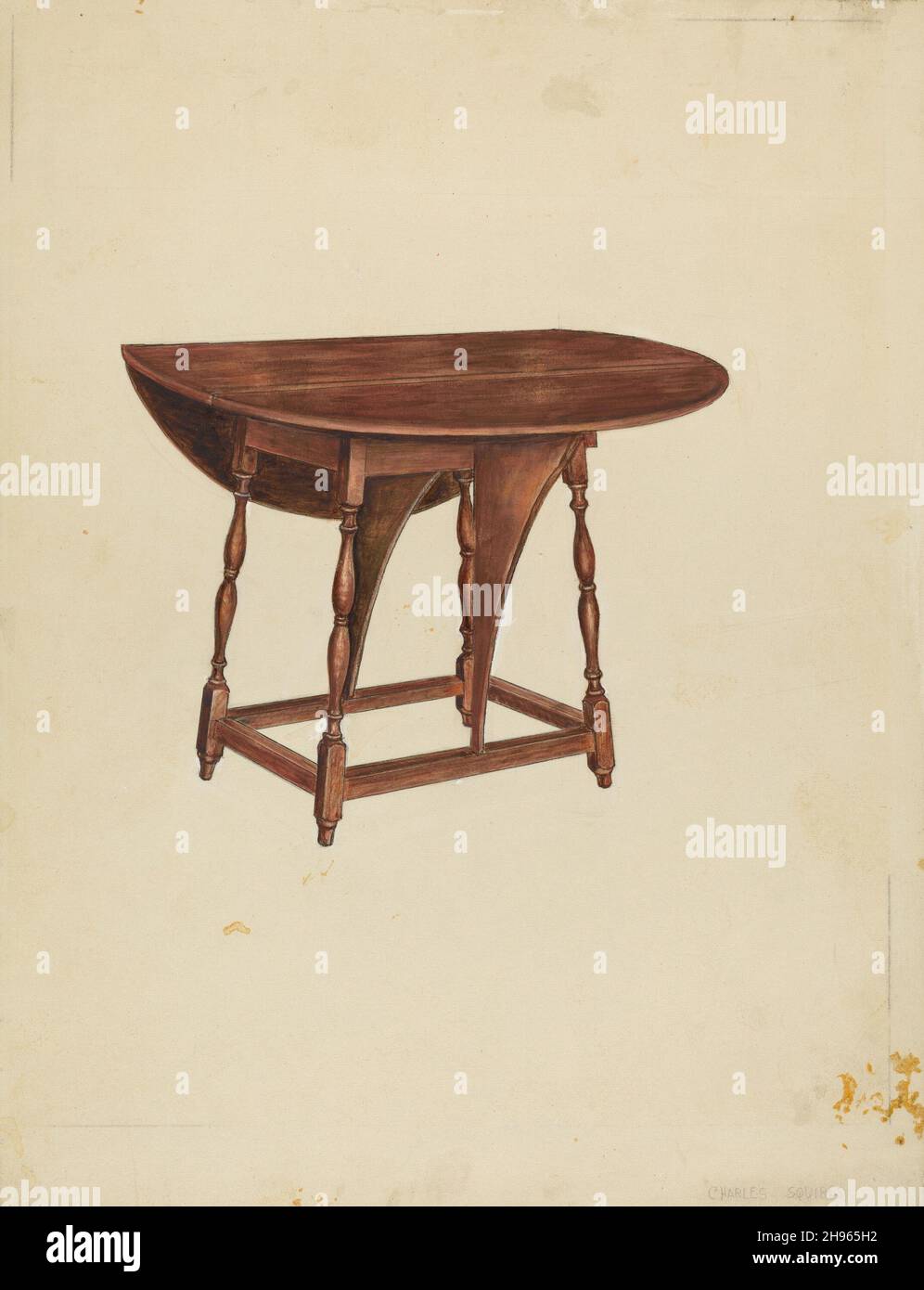 Butterfly Table, c. 1940 Stock Photo - Alamy