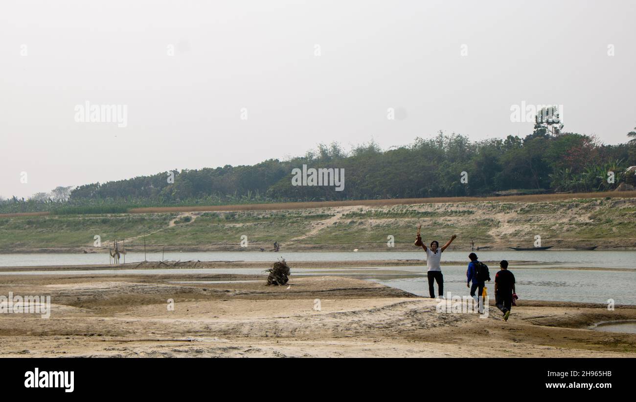 Ferry over the madhumati river hi-res stock photography and images - Alamy