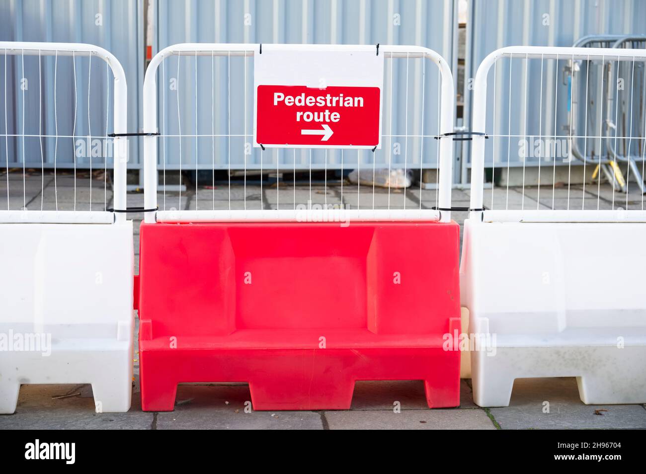 Construction site health and safety message rules sign board signage on ...