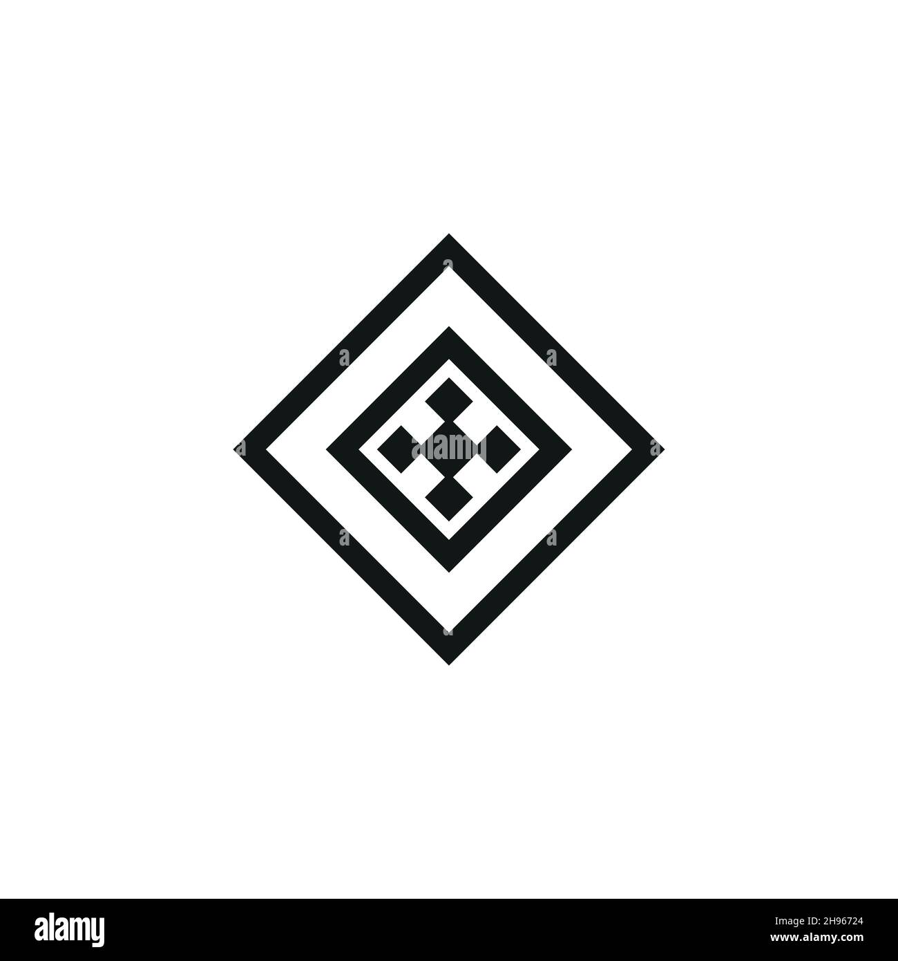Vector icon: Celtic knot, triquetra cross or Trinity symbol with heart ...