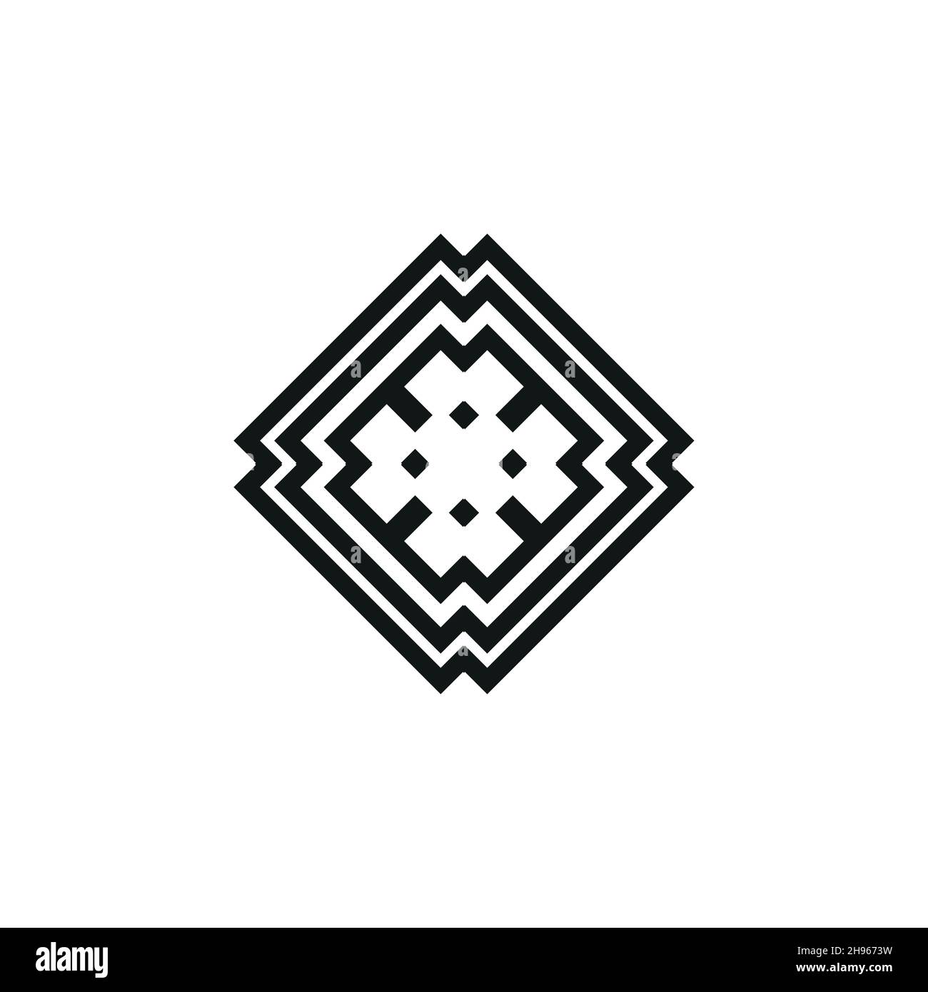 Vector icon: Celtic knot, triquetra cross or Trinity symbol with heart ...