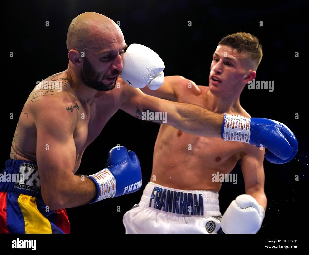 Constantin Radoi (left) and Charles Frankham in the super feather ...