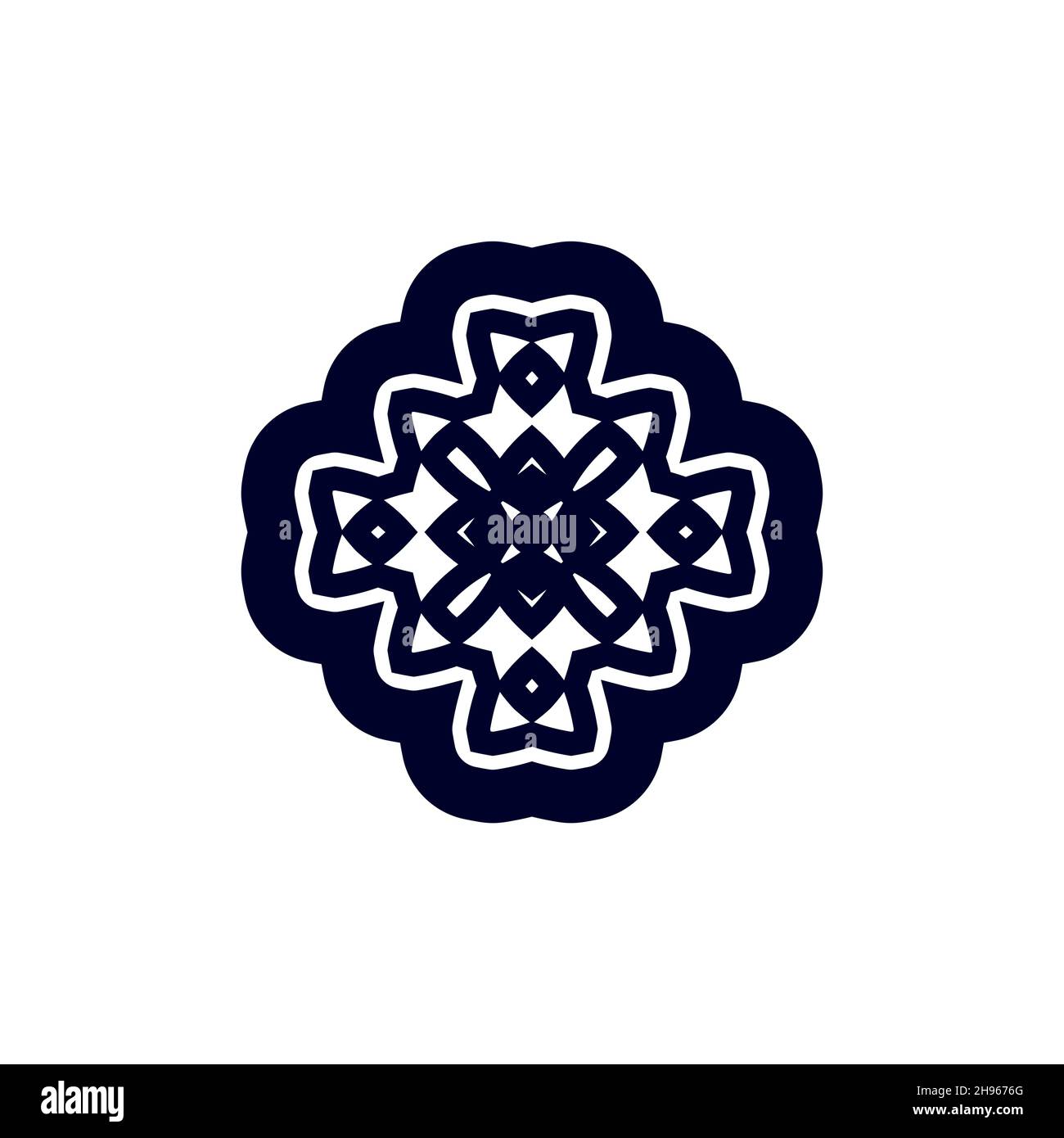 Vector icon: Celtic knot, triquetra cross or Trinity symbol with heart ...