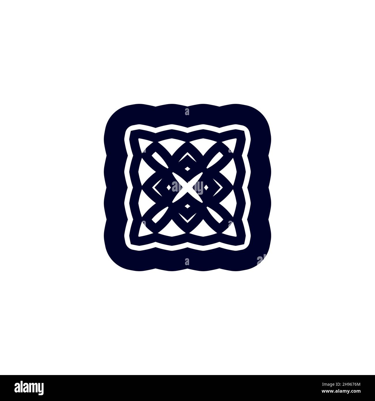 Vector icon: Celtic knot, triquetra cross or Trinity symbol with heart ...