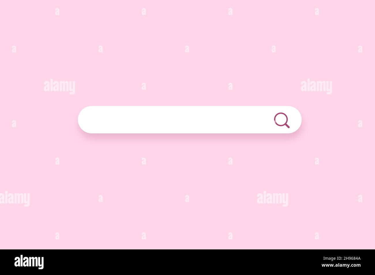 Search bar design element on a pink background. Search browsing ...