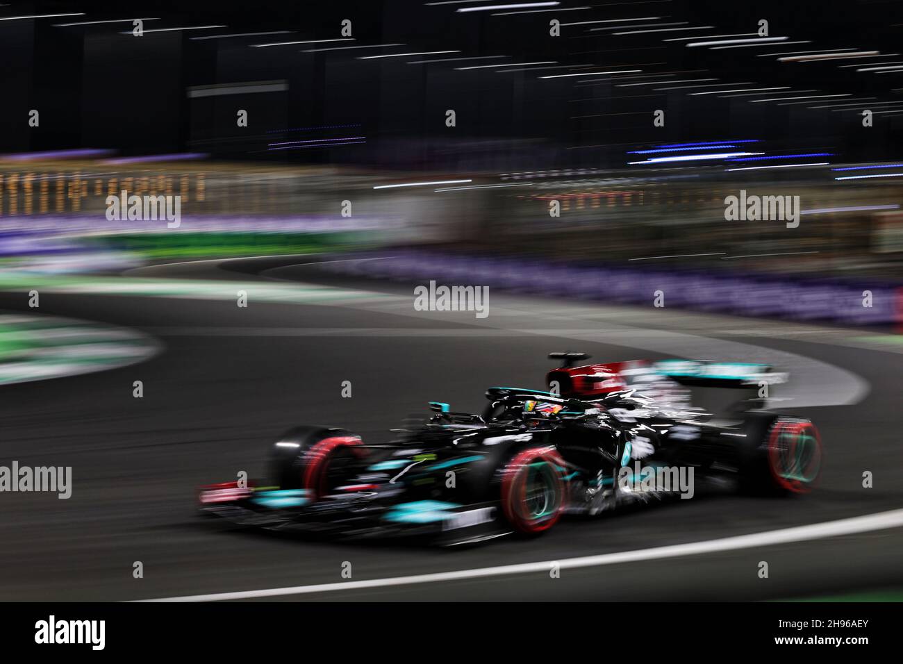 Lewis Hamilton (GBR) Mercedes AMG F1 W12. Saudi Arabian Grand Prix ...