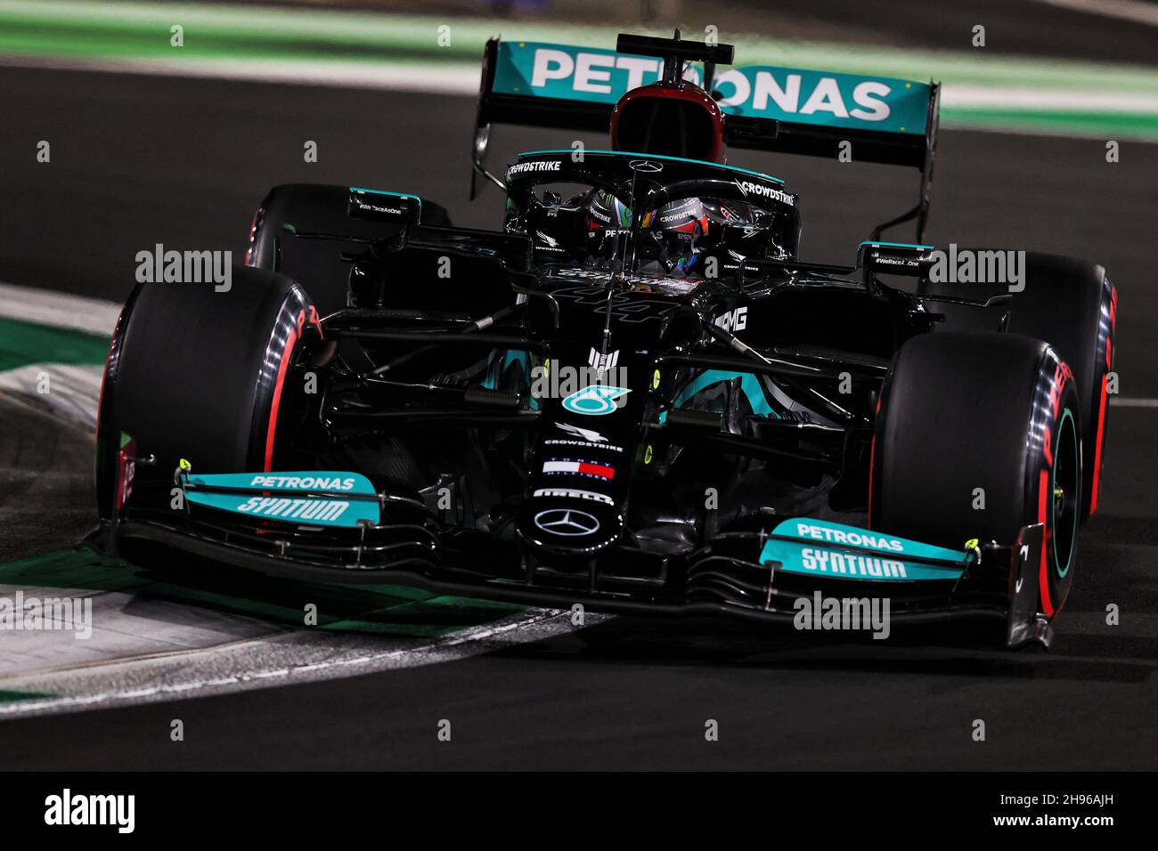 Lewis Hamilton (GBR) Mercedes AMG F1 W12. Saudi Arabian Grand Prix ...
