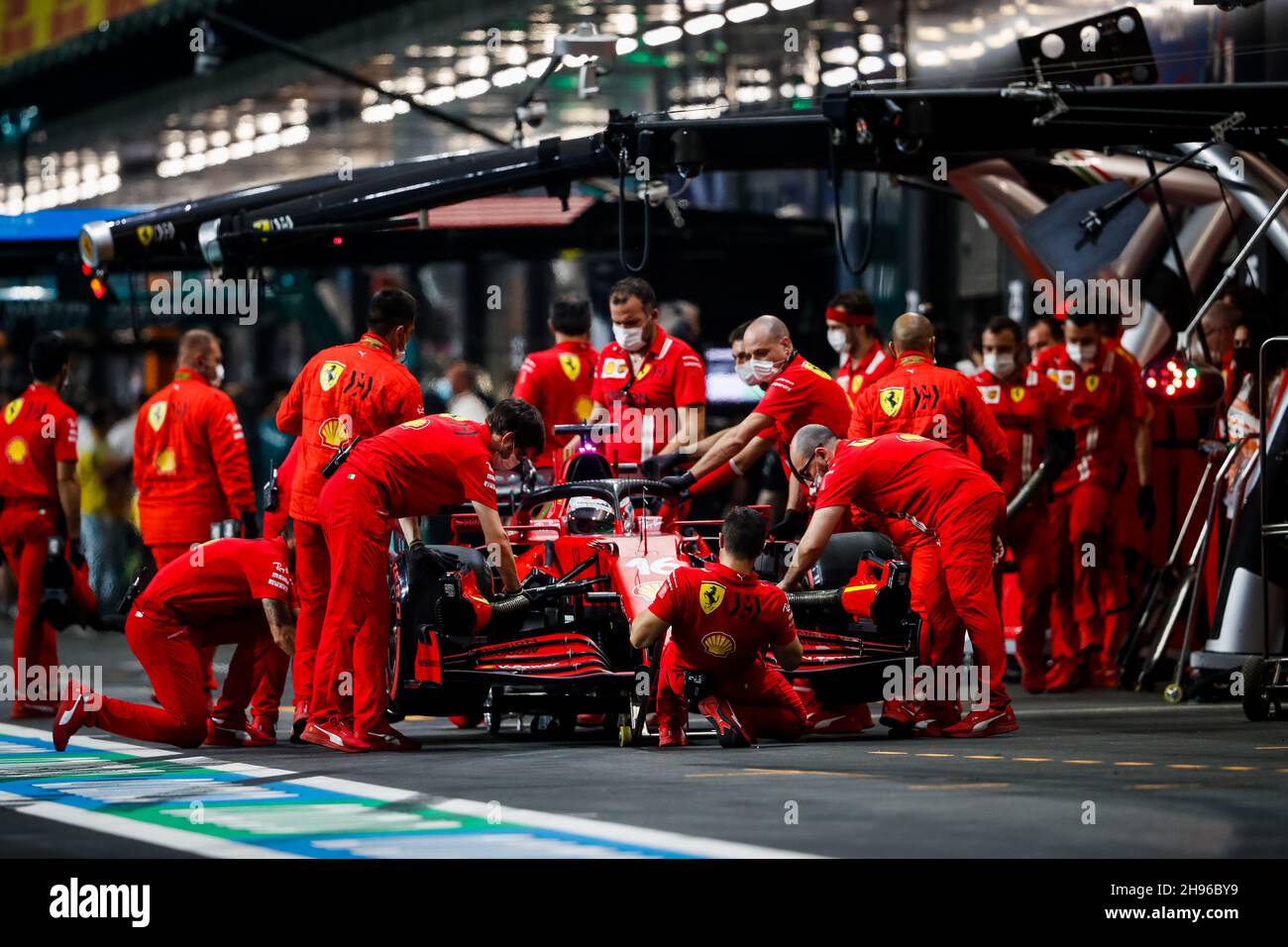 16 LECLERC Charles (mco), Scuderia Ferrari SF21, action during the Formula 1 stc Saudi Arabian ...