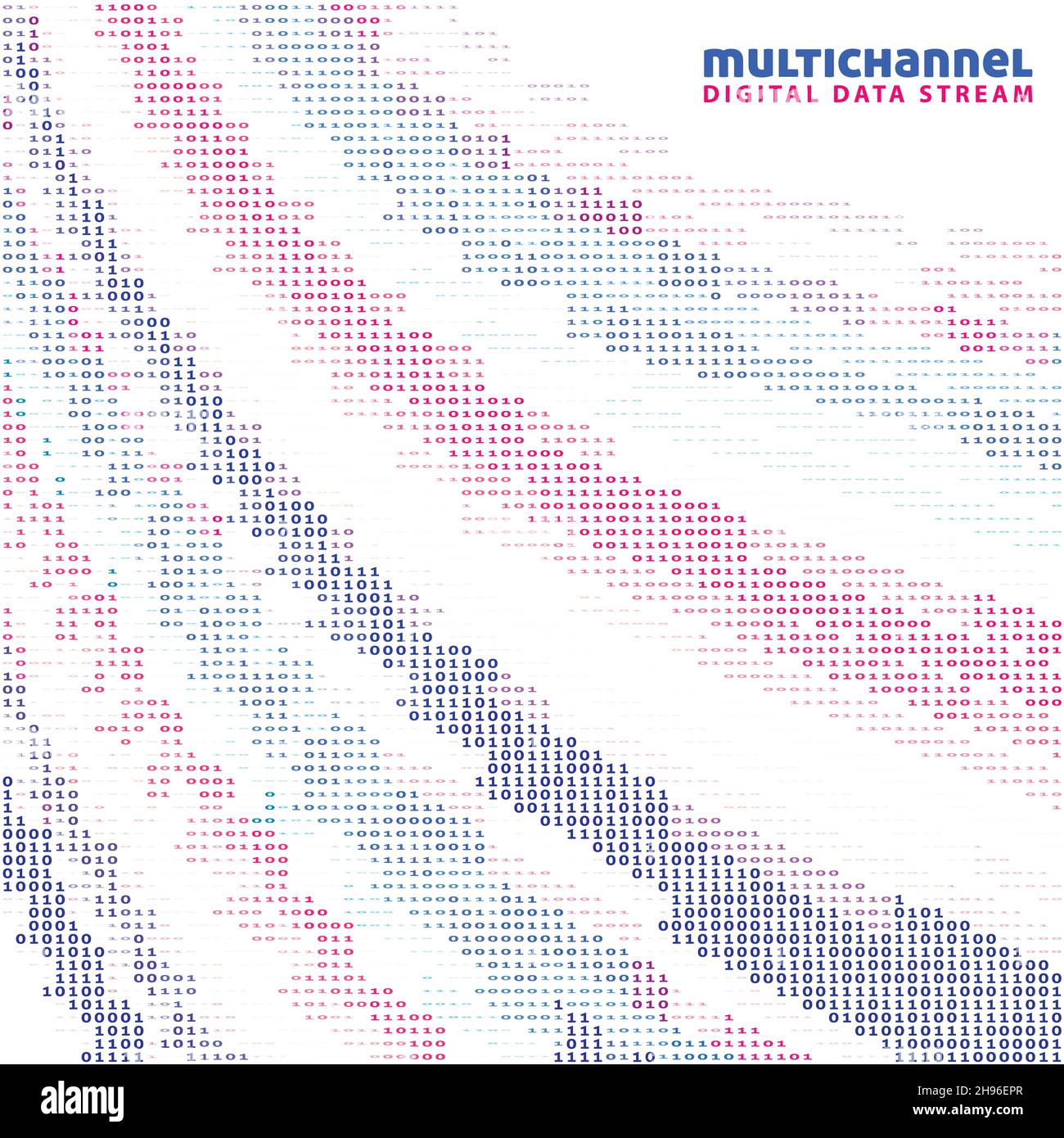 Data transfer. Multichannel digital stream. Binary code lines. Vector ... Data transfer. Multichannel digital stream. Binary code lines. Vector ...