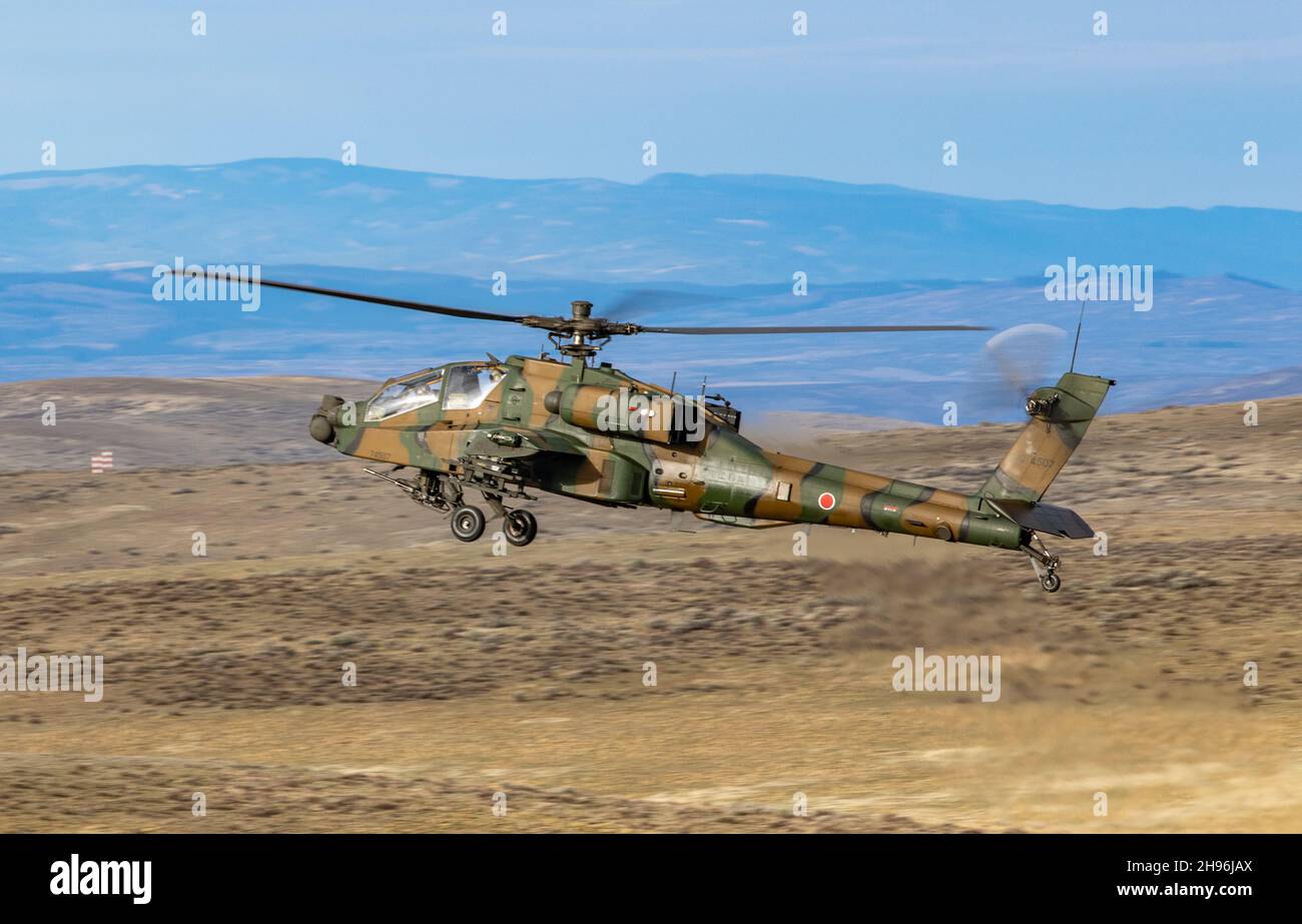 Aviators assigned to 1st Battle Helicopter Unit, Japanese Ground Self ...