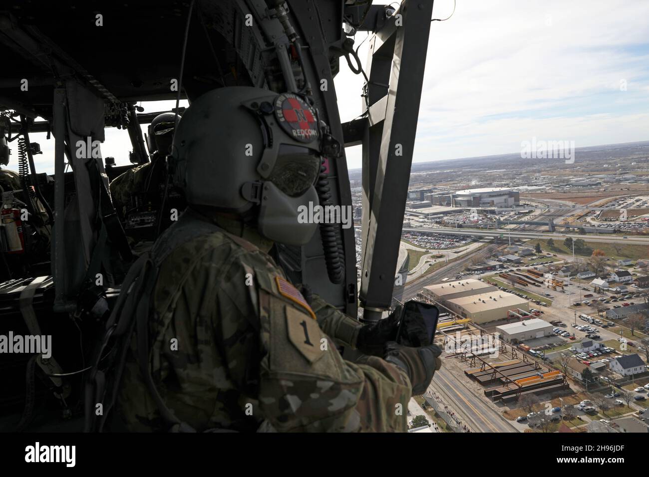 Staff Sgt. Jesse Tuttle, a crew chief serving in the Nebraska Army ...