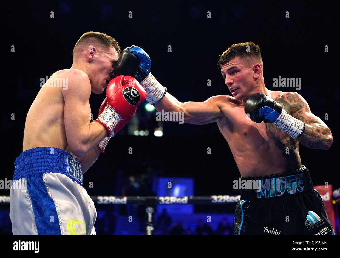 Shaun Cooper (left) and Sam Noakes in the World Boxing Council ...