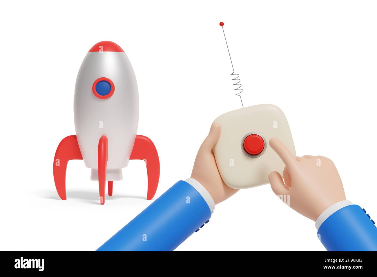 Pressing launch button hi-res stock photography and images - Alamy