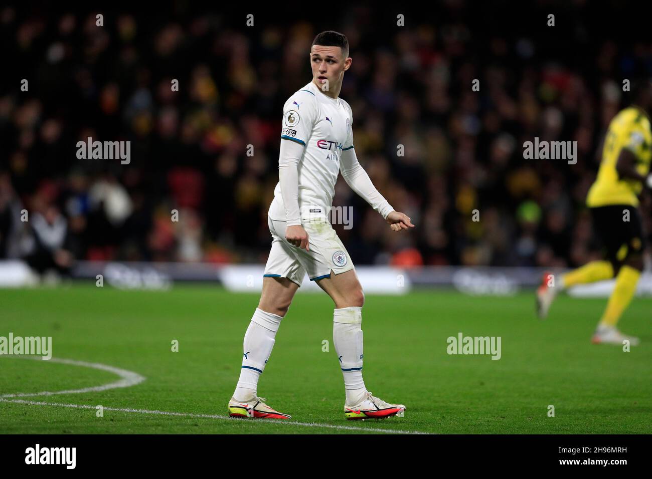 Vicarage Road, Watford, Herts, UK. 4th Dec, 2021. Premier League ...