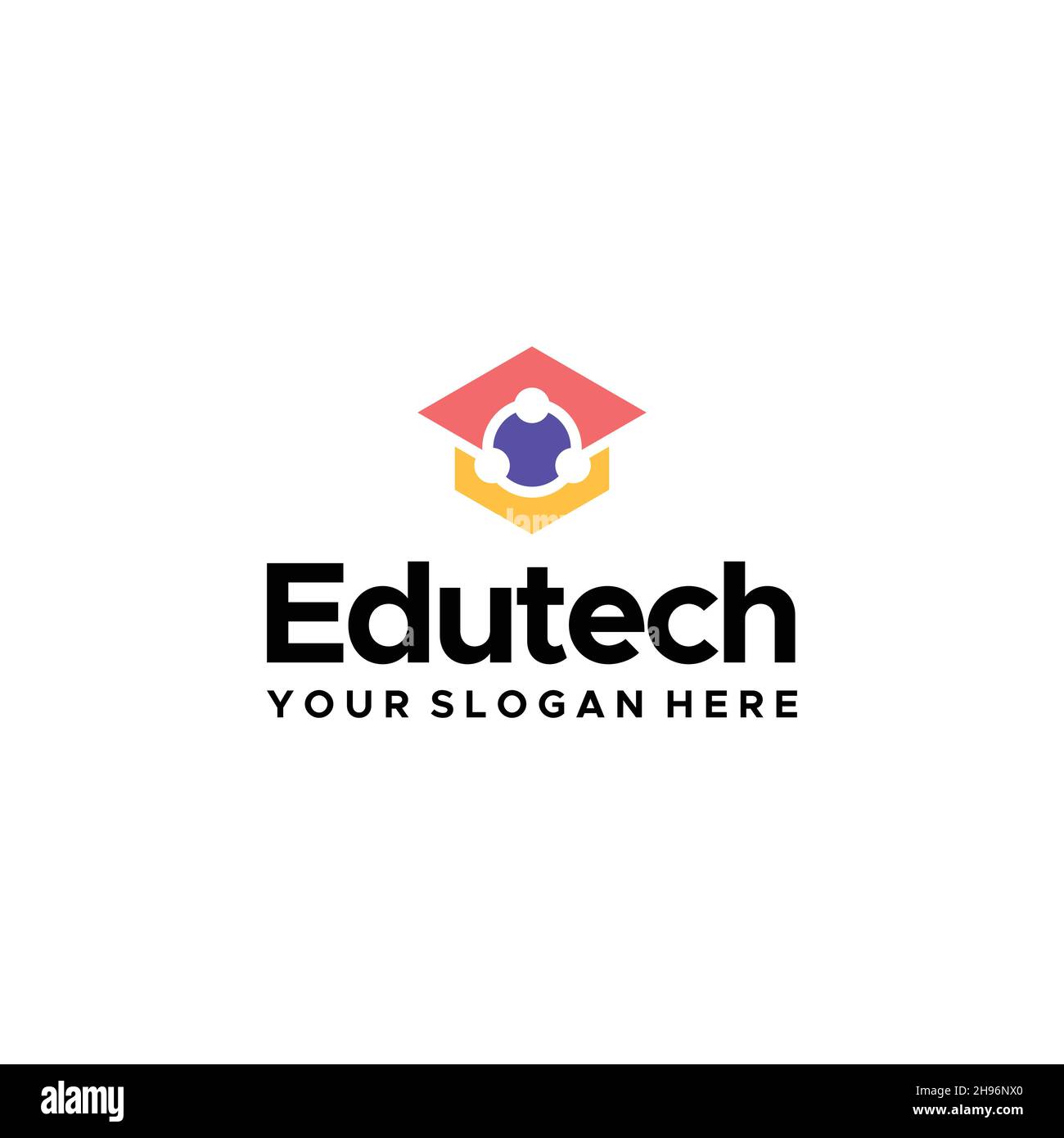 Edu logo design hi-res stock photography and images - Alamy