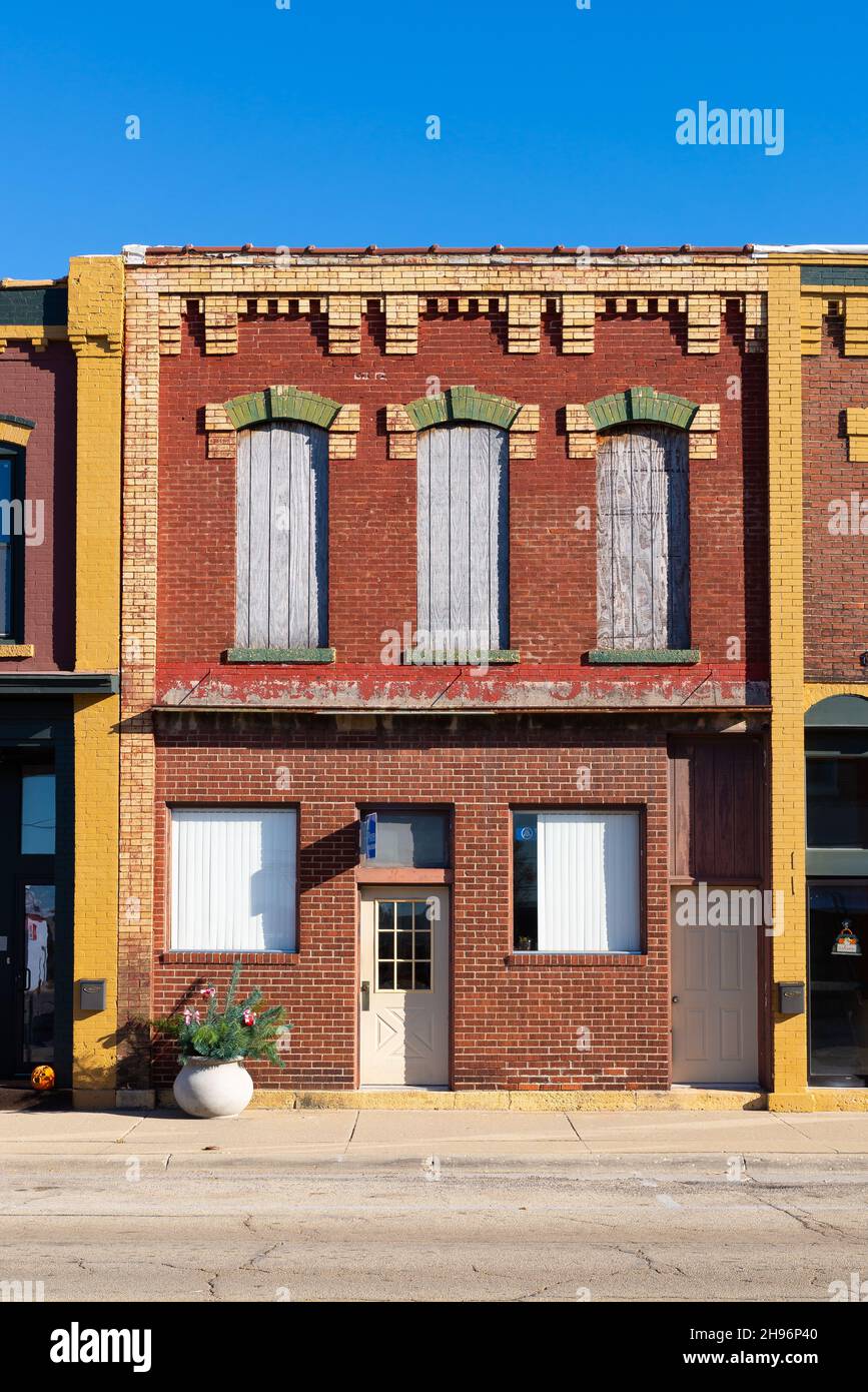 Fulton, Illinois - United States - November 30th, 2021: Downtown ...