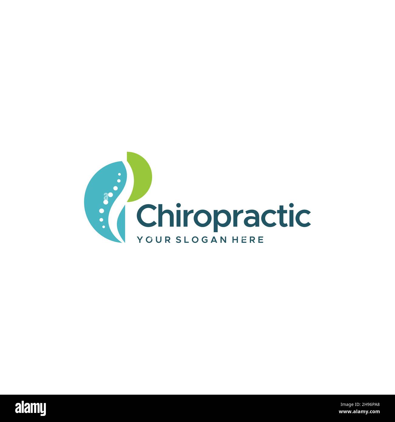 minimalist CHIROPRACTIC colorful logo design Stock Vector Image & Art ...