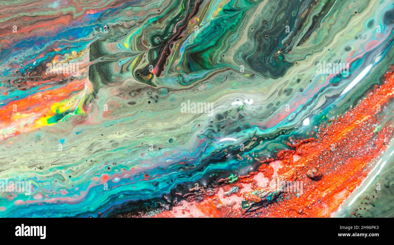 Abstract illustration of a fluid art texture Stock Photo - Alamy