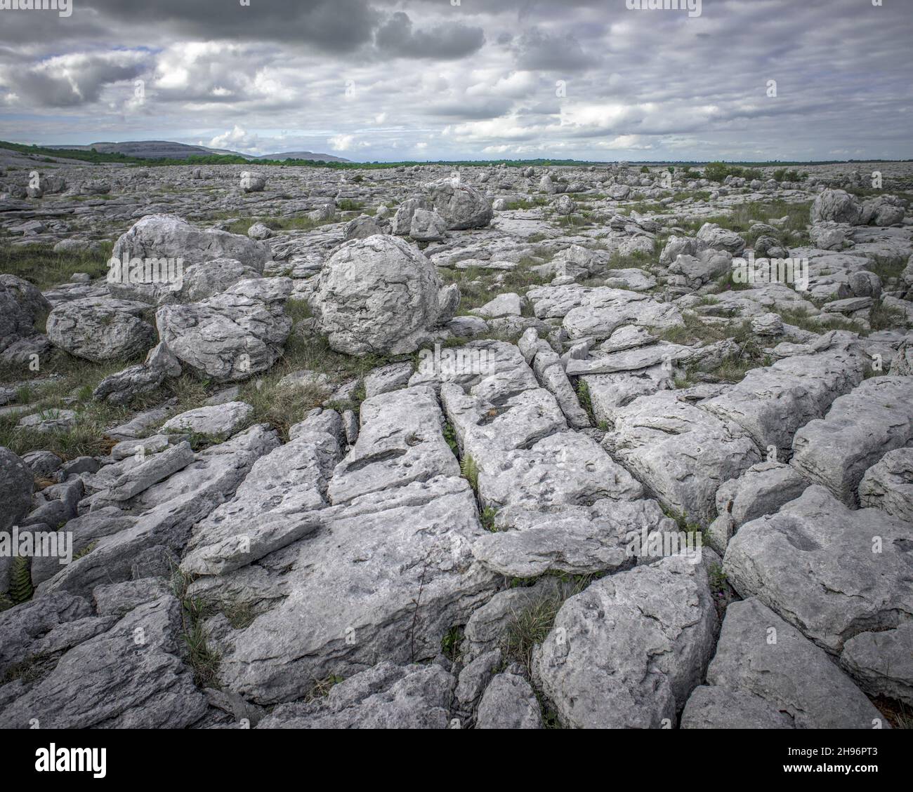 Limestone pavement, The Burren, County Clare, Ireland Stock Photo - Alamy