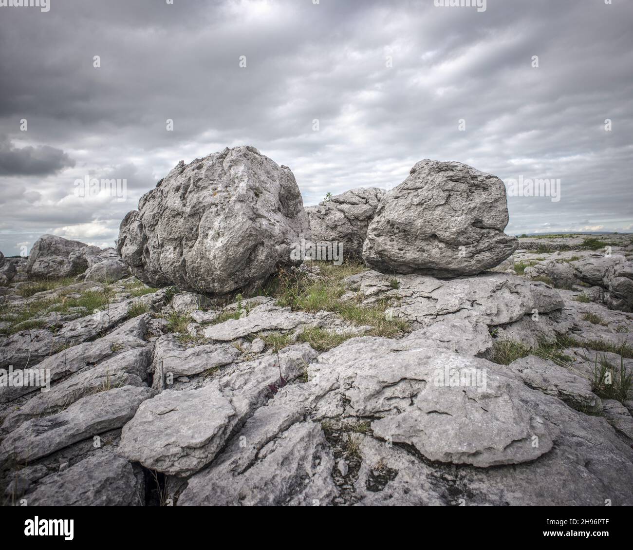 Limestone pavement, The Burren, County Clare, Ireland Stock Photo - Alamy