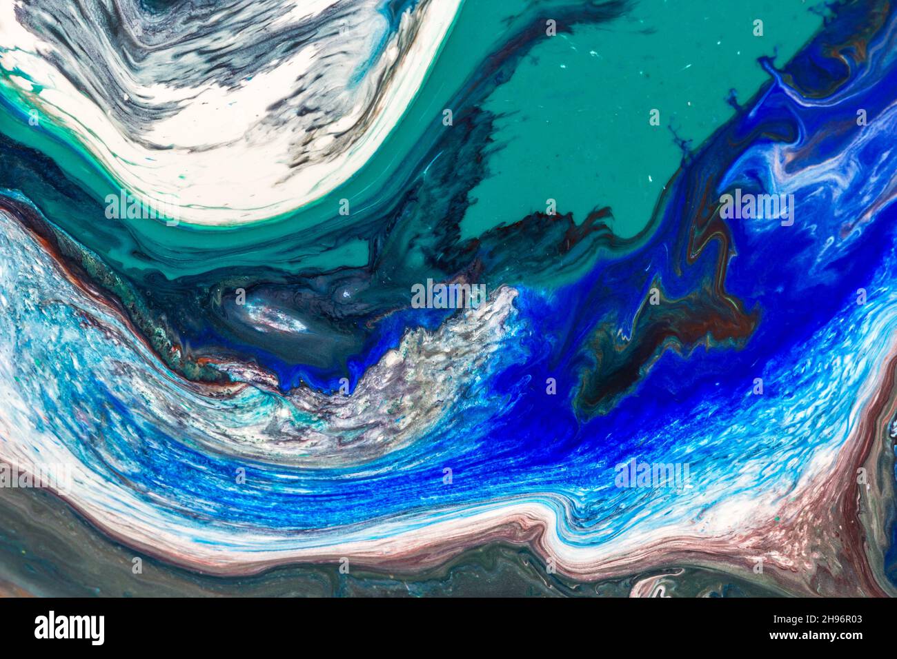 Abstract illustration of a fluid art texture Stock Photo - Alamy
