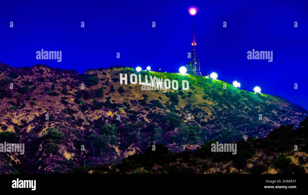 Famous hollywood sign hi-res stock photography and images - Alamy