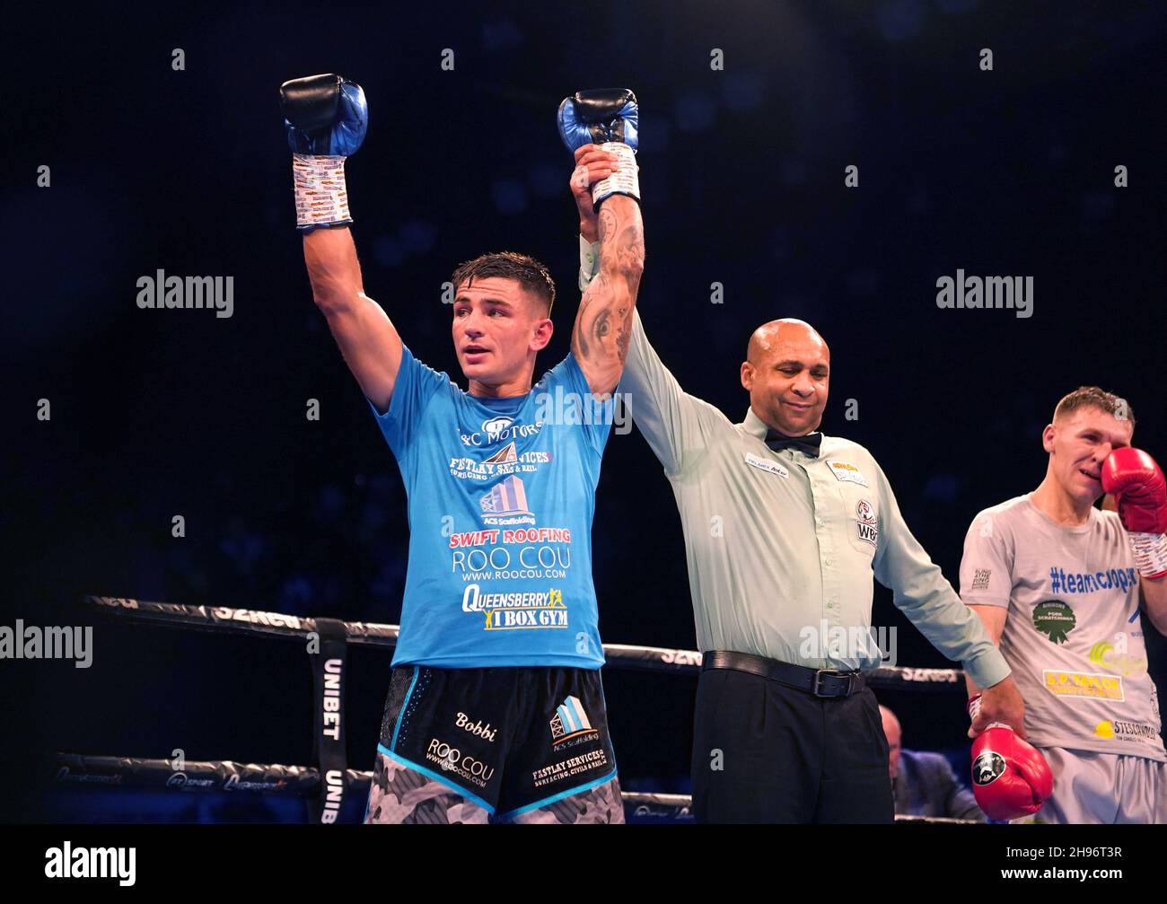Sam Noakes celebrates victory against Shaun Cooper in the World Boxing ...