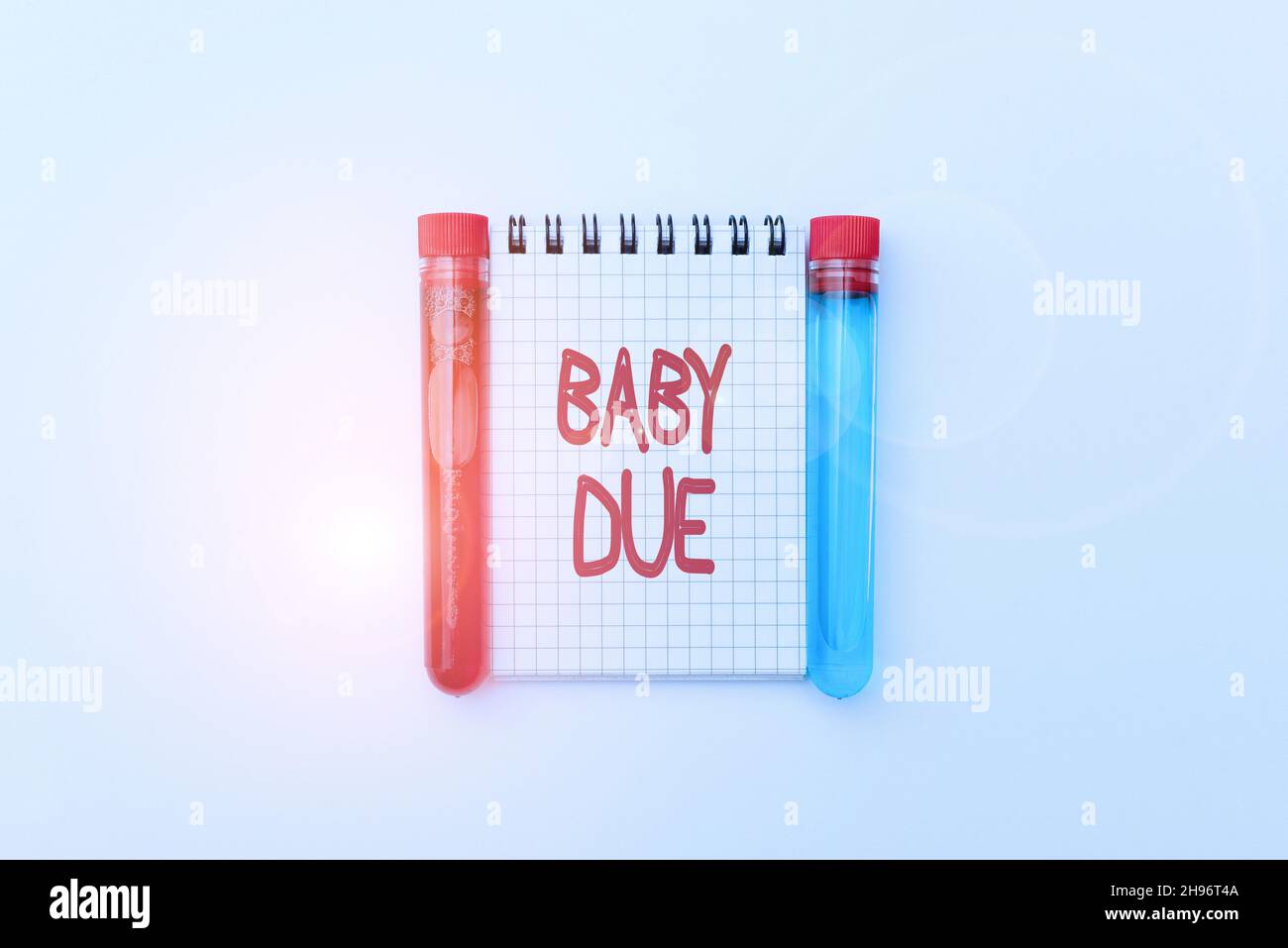 Hand writing sign Baby Due. Business overview about to born Under ...
