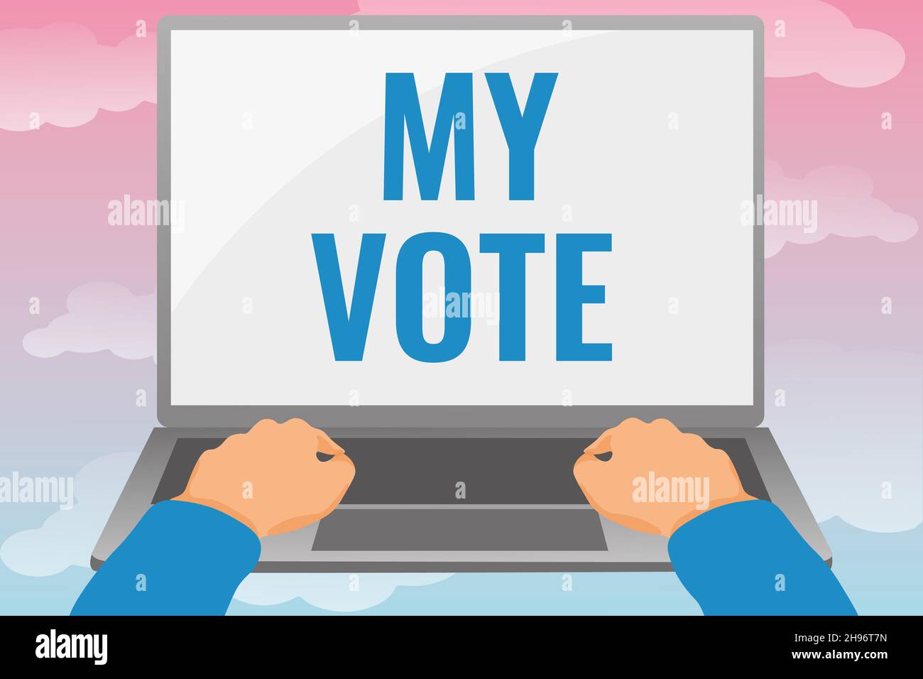 Political campaigning online hi-res stock photography and images - Alamy