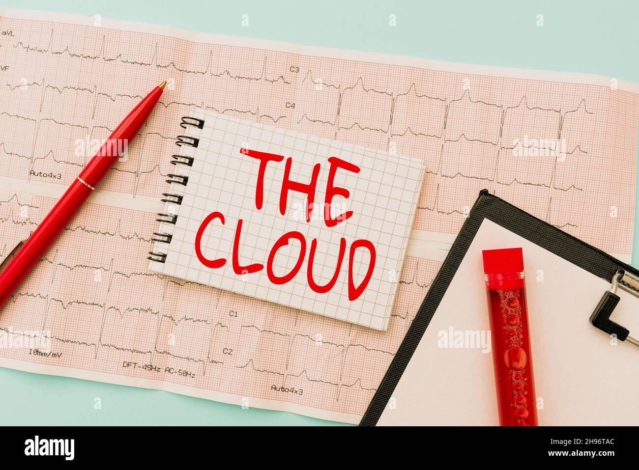 Sign displaying The Cloud. Business concept Programs used in Storing Accessing data over the ...