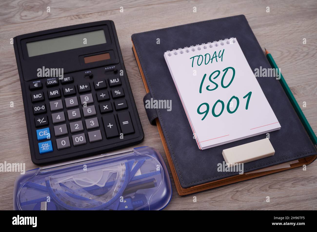 Hand writing sign Iso 9001. Business idea designed help organizations ...