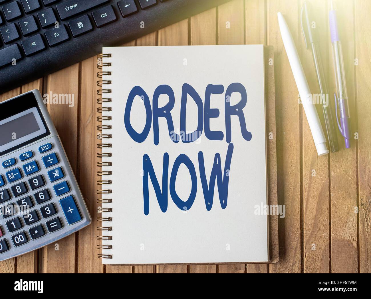 Menu order calculator hi-res stock photography and images - Alamy