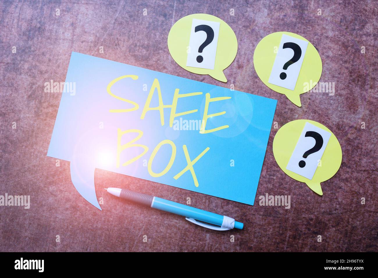 Conceptual caption Safe Box. Business overview A small structure where ...