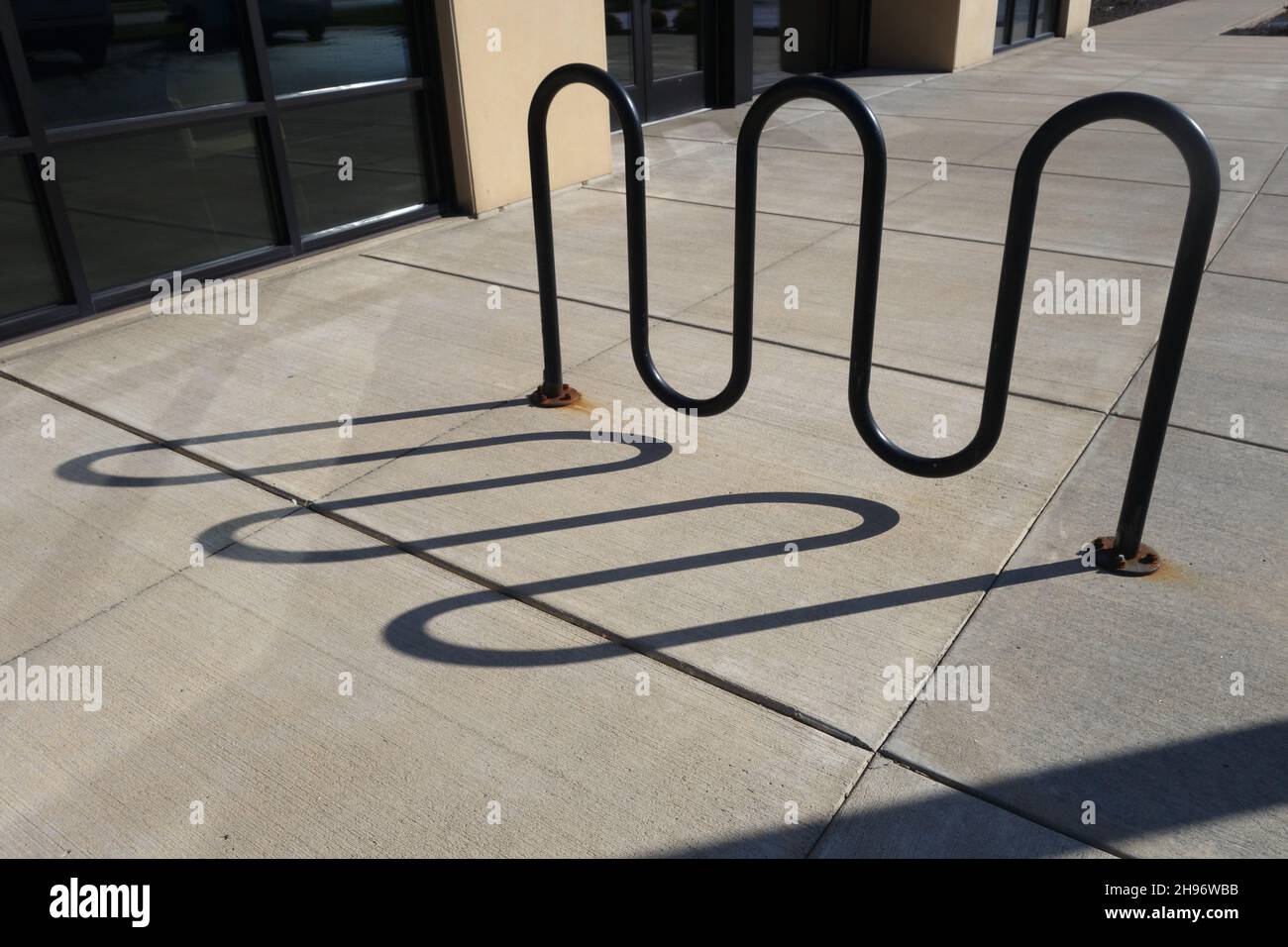 Wave style bicycle rack hi-res stock photography and images - Alamy