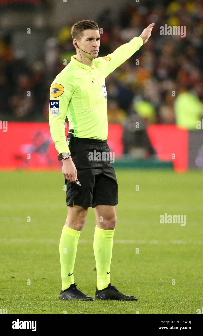 Referee Francois Letexier during the French championship Ligue 1 ...