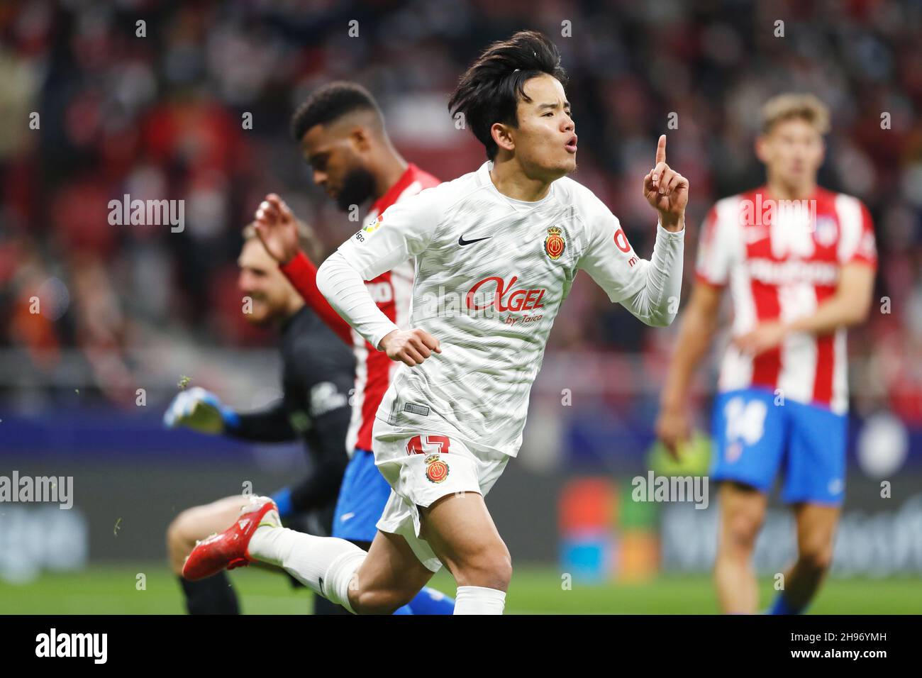 Madrid, Spain. 4th Dec, 2021. Takefusa Kubo (Mallorca) Football/Soccer ...