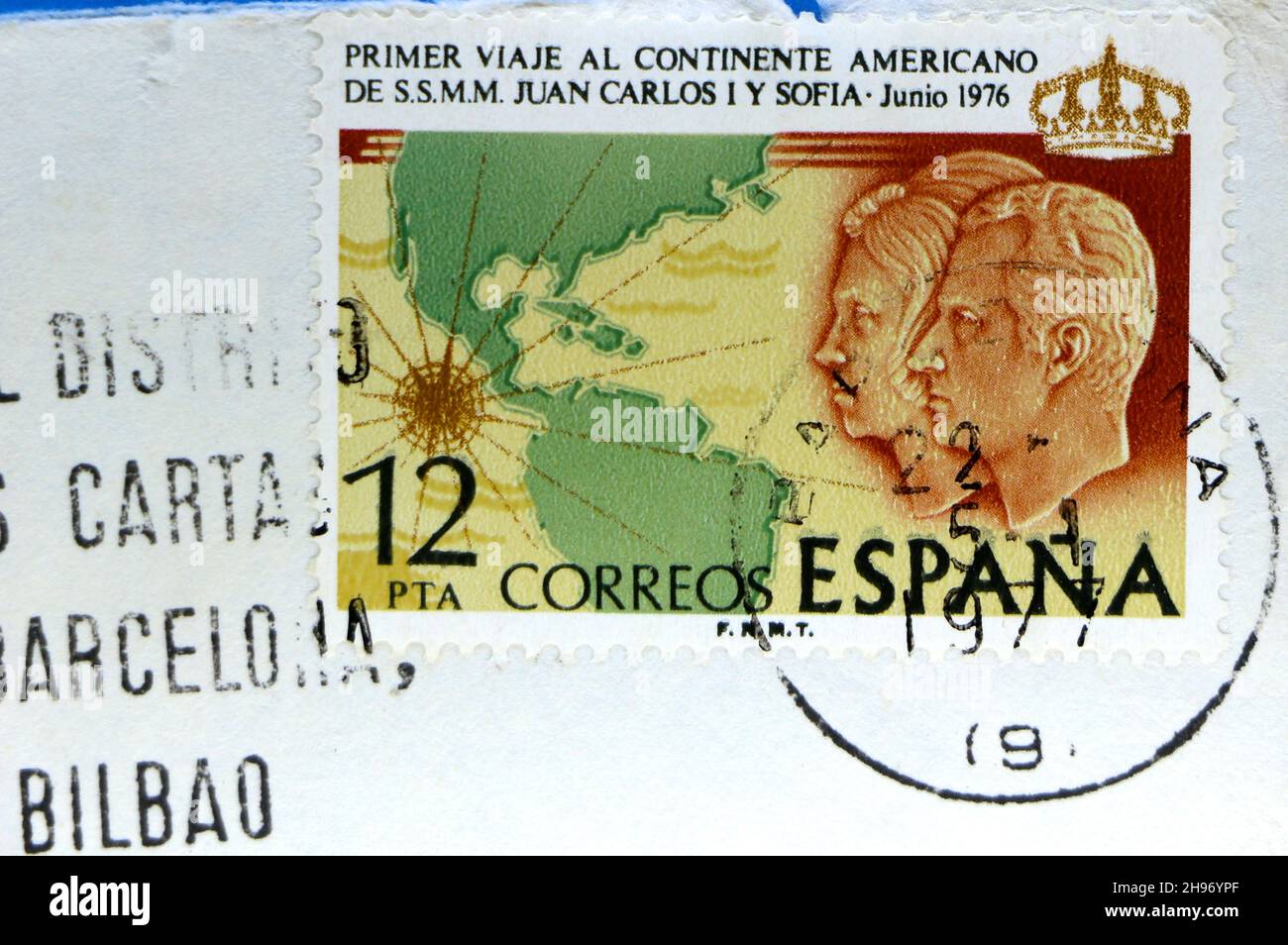 Spain stamp postage hi-res stock photography and images - Alamy