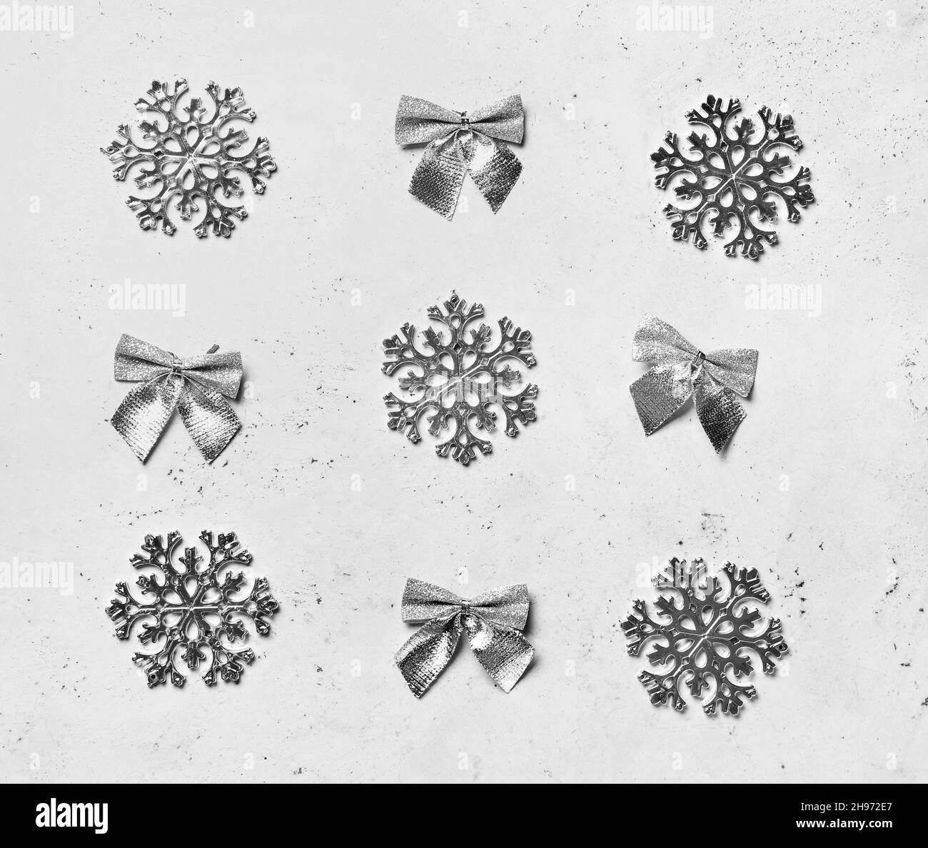 Christmas bows background Black and White Stock Photos & Images - Alamy